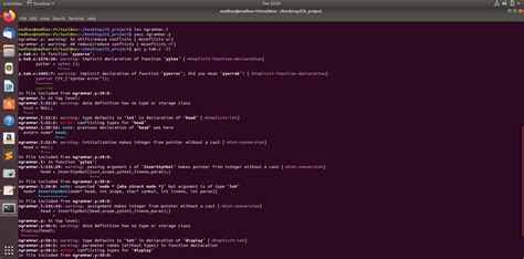 C Lex And Yacc Symbol Table Generation And Manipulation Stack Overflow