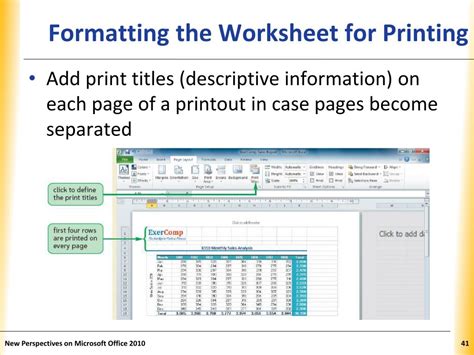 Ppt Excel Tutorial 2 Formatting A Workbook Powerpoint Presentation