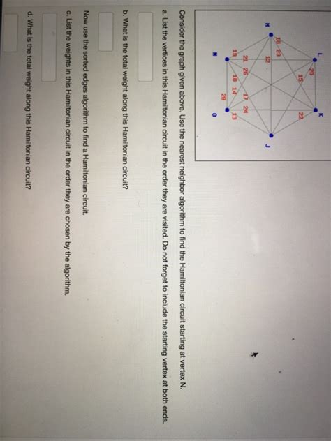 Solved 24 13 Consider The Graph Given Above Use The Nearest