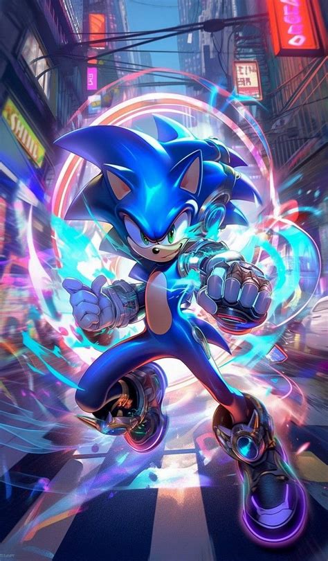 Sonic The Hedgehog Geweldige Fan Art Mini Stretch Sonic The Hedgehog