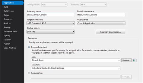 C Solution Wont Compile Due To Different Framework Versions Stack