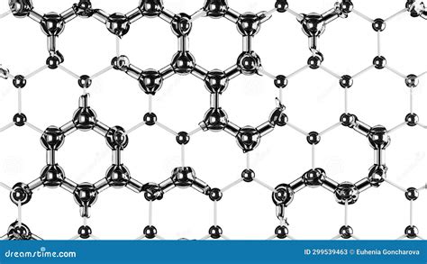 Nanomaterial Mesh Molecular Hexagonal Structure Honeycomb Connection