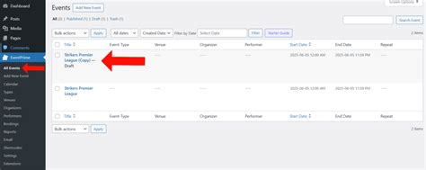how to duplicate a wordpress event in eventprime eventprime