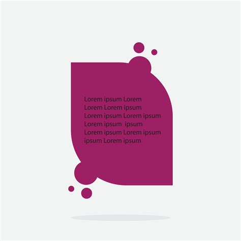 Text Box Design With Simple Style And Elegant 13783397 Vector Art At