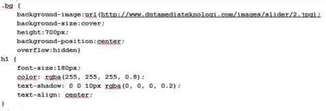 Membuat Teks Transparan Yang Elegan Dengan Css