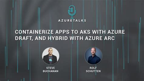 guest on azuretalks podcast containerize apps to aks with azure draft