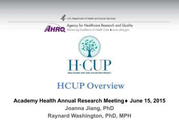 Hcup Overview Presentation