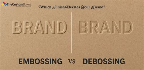 Embossing Vs Debossing Which Finish Elevates Your Brand