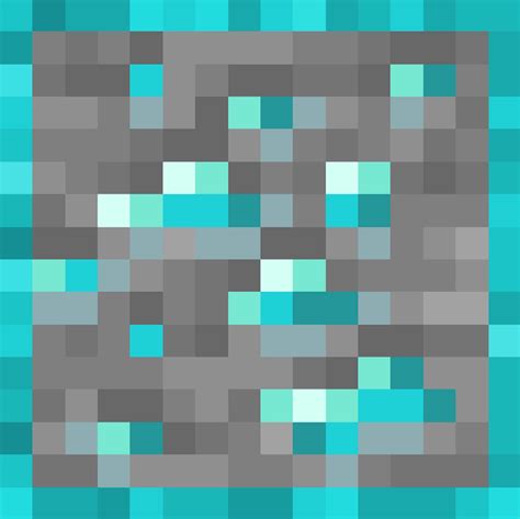 Diamond Ore Minecraft Texture