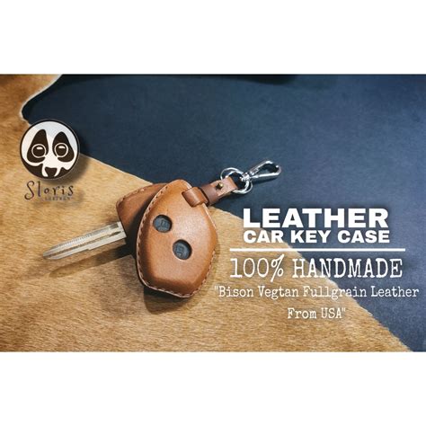 leather remote key cover toyota hilux vigo car key case hilux sarung