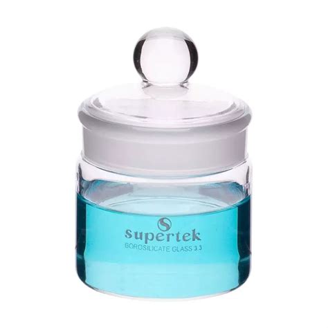 Buy Supertek 40 Ml Borosilicate Glass 3 3 Weighing Bottle Squat Form