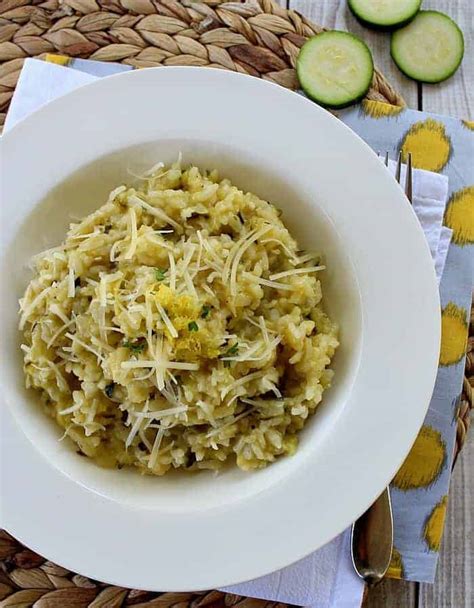 Lemon Zucchini Risotto Good Dinner Mom