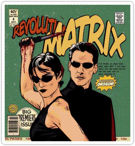 The Matrix Neo X Trinity Sticker 3 Sold By Baianat SKU 13189 55 OFF Printerval