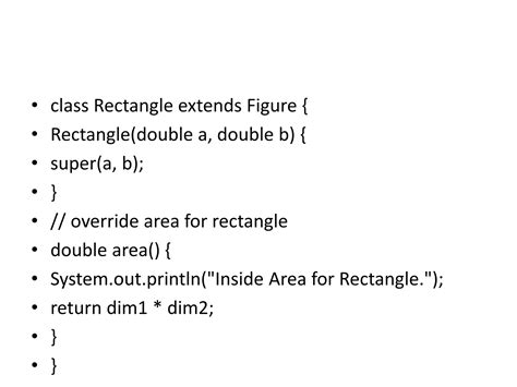 Java Inheritance Ppt