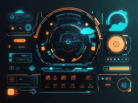 Premium Ai Image Cybernetic Odyssey Universal Cyberpunk Futuristic User Interface