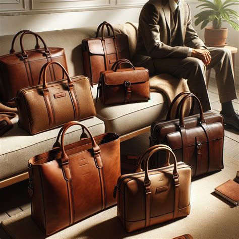 Leather Business Tote Bags Elegance And Functionality For