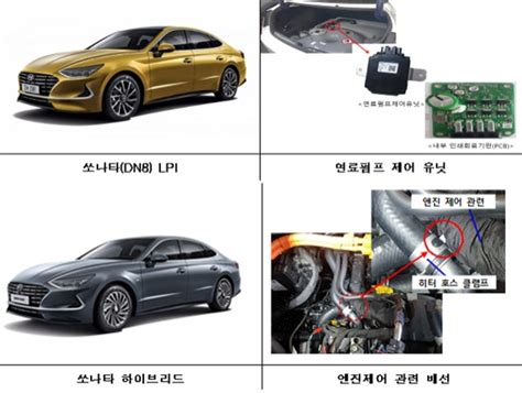 현대차 야심작 쏘나타 Dn8 Lpi 시동꺼짐 우려하이브리드 이어 대규모 리콜