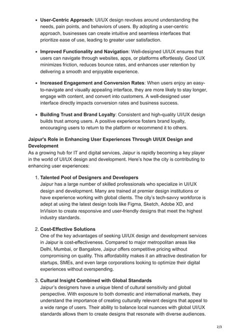 enhancing user experience with uiux design and development in jaipur pdf