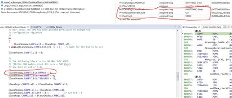 ccs tms320f28062f ecan stuff bit error c2000 microcontrollers forum