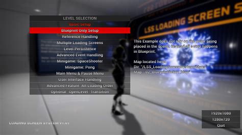 loading screen system unreal engine asset