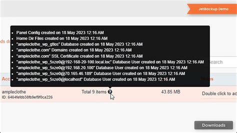 Jetbackup 5 Full Demo Youtube