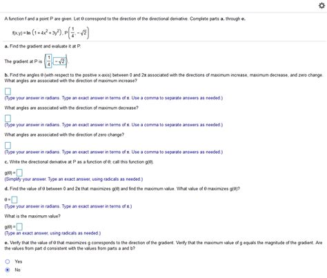 Solved A Function F And A Point P Are Given Let O Chegg
