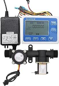Flowmeters Digital Display Water Flow Meter Flow Quantitative Controller Flow Sensor Solenoid