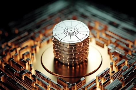 Premium Ai Image Data Storage In The Center Of Electrical Pathways Quantum Computing Database