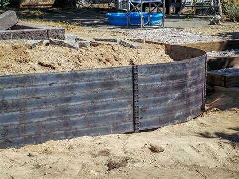 Steel Retaining Wall