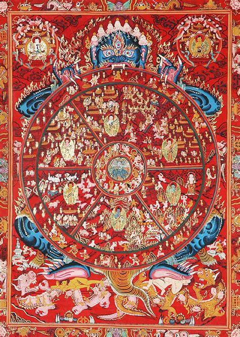 Bhavachakra Wheel Of Life Exotic India Art