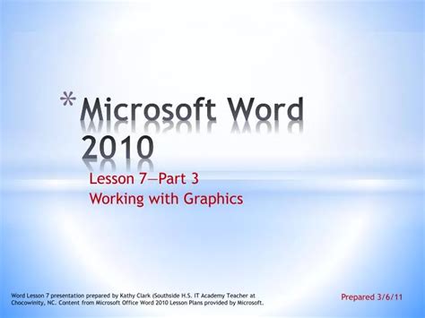 PPT Microsoft Word 2010 PowerPoint Presentation Free Download ID 2562649