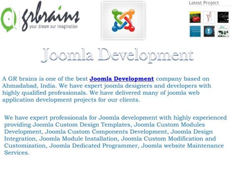 PPT Joomla Development PowerPoint Presentation Free Download ID