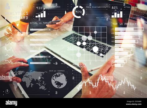 Intelligence Bi And Business Analytics Ba With Key Performance Indicators Kpi Dashboard