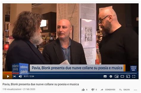 Andrea De Alberti Igor Poletti E Lele Rozza Per Il Tg Di Telepavia Blonk Editore