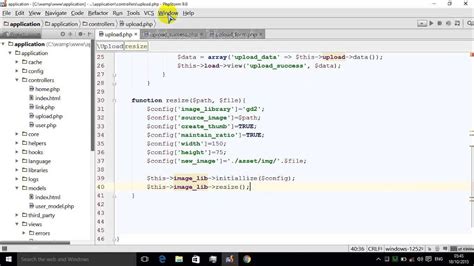 codeigniter 3 resize image lesson 17 youtube