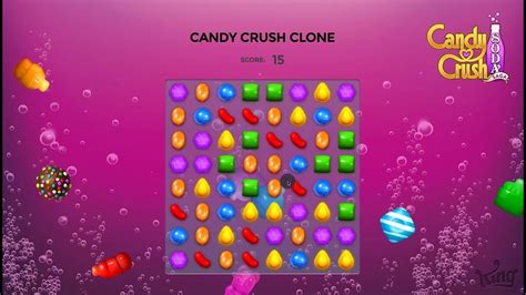 Candy Crush Clone Using Html Css And Javascript With Source Code Youtube