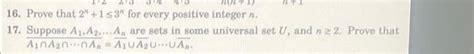 Solved 13 Prove That 6∣n3−n For Every Integer N≥016