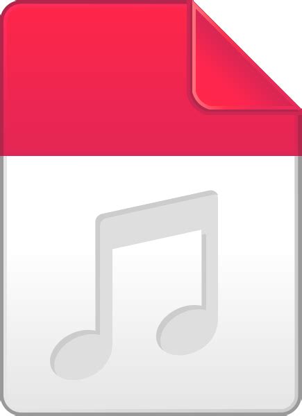 Pink Audio File Icon Vector Data For Free SVG VECTOR Public Domain ICON PARK Share The