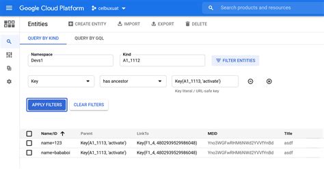 Go How To Read From Datastore Using An Ancestor Query And Latest