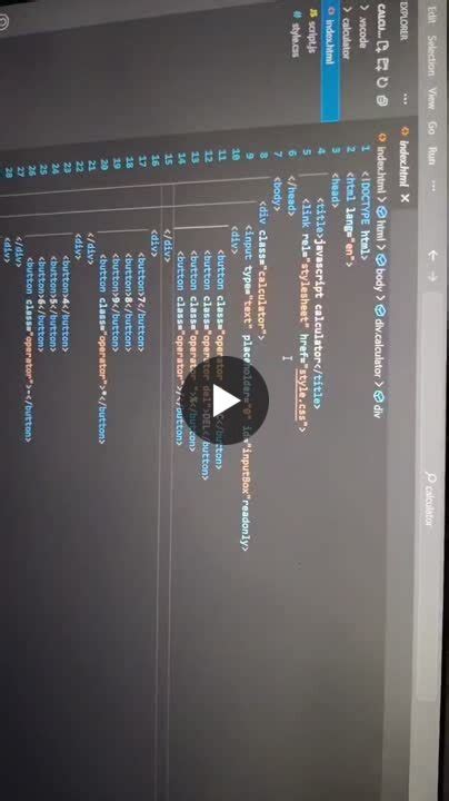 Webdevelopment Javascript Html Css Frontend Codealpha Calculator