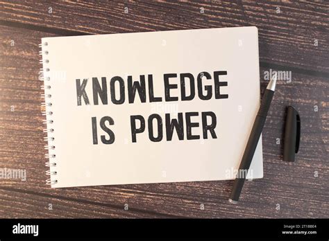 Business Man With The Text Knowledge Is Power In A Concept Image Stock