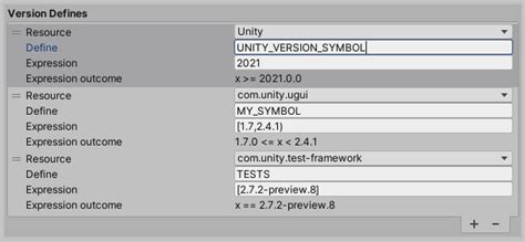 程序集定义 assembly definition 属性 unity 手册
