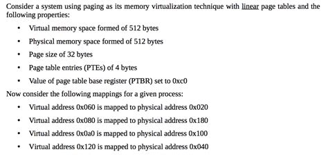 solved consider a system using paging as its memory