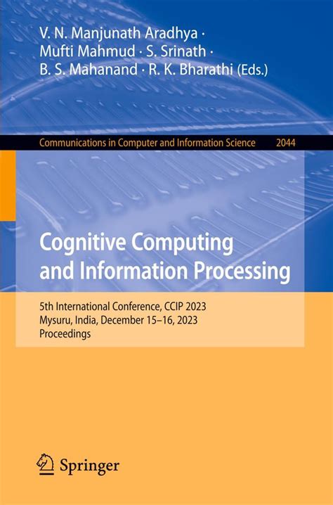 Cognitive Computing And Information Processing Buch Jpcde
