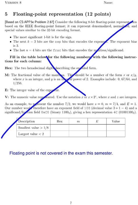 I Know The Image Has Been Crossed Out But Please Answer It Anyway Version8 Name 5 Floating Point