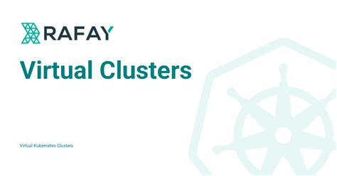 Virtual Clusters Rafay Product Documentation