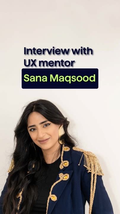 [video] springboard on linkedin sana maqsood ux mentor