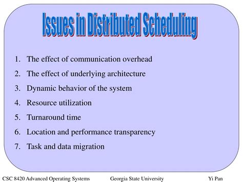 ppt stone s algorithm for distributed scheduling optimization