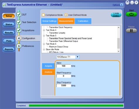 Automotive Ethernet Test Application Tektronix