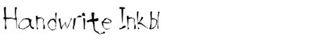 Download Handwrite Inkbl Font Thousands Of Fonts To Download For Free
